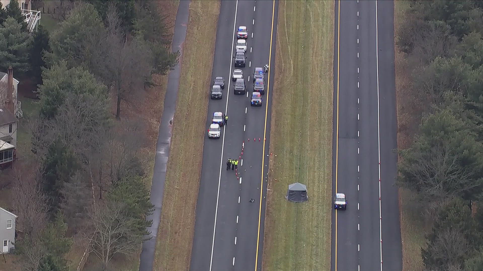 Police man found dead on Fairfax County Parkway median was struck by a ...