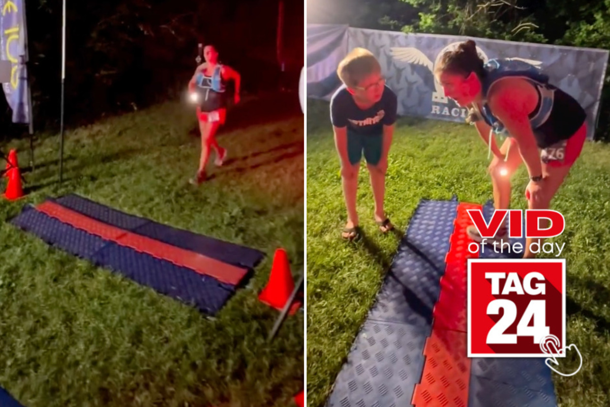 Viral video of the day for May 4, 2025: Mom's epic 100-mile run ends ...