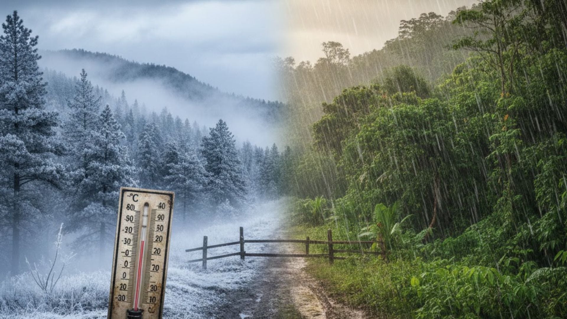 De la nieve al calor extremo: el impactante contraste climático que ...