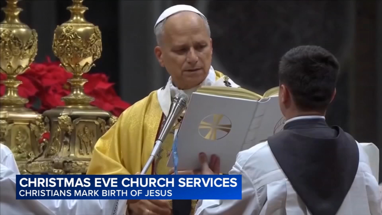 Pope Leo XIV shares message of peace on 1st Christmas as pontiff in ...