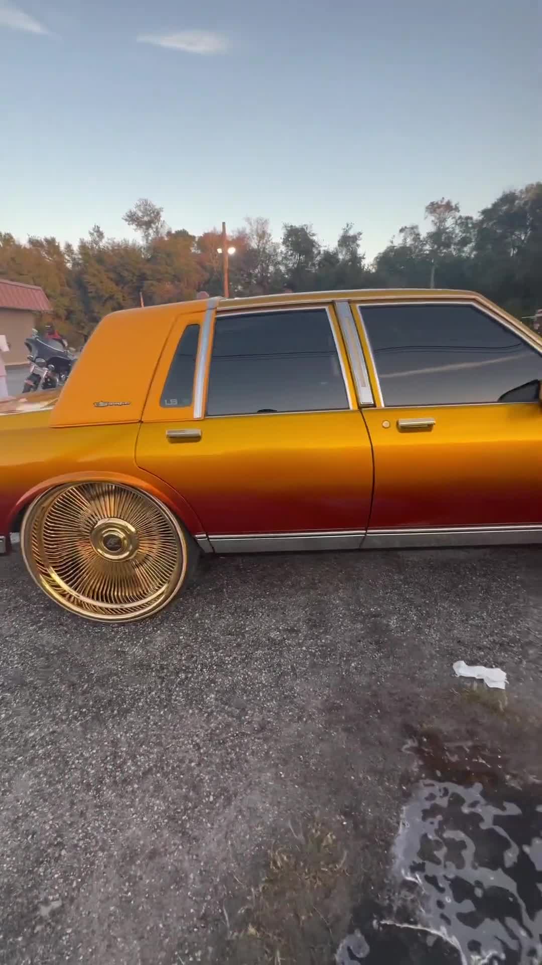 Candy gold LS Chevy box on gold 26’s