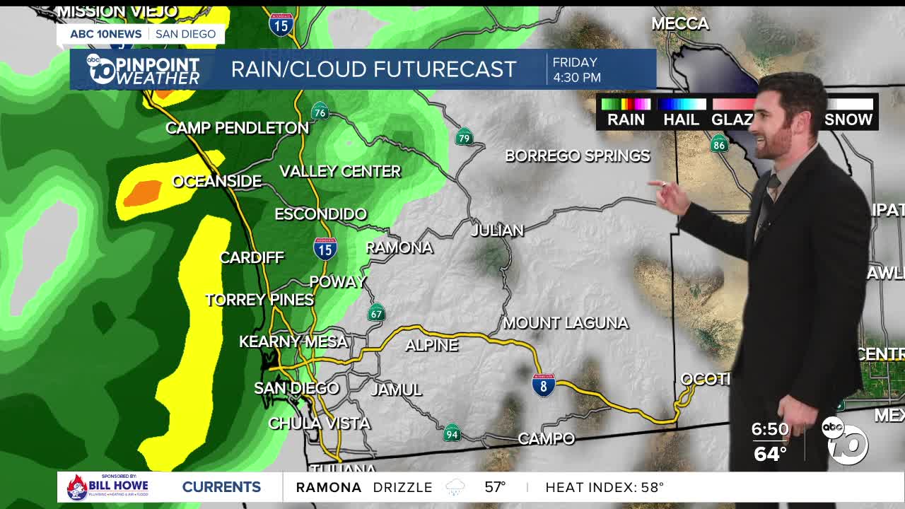 ABC 10News Pinpoint Weather with Max Goldwasser: Strong storm activity ...