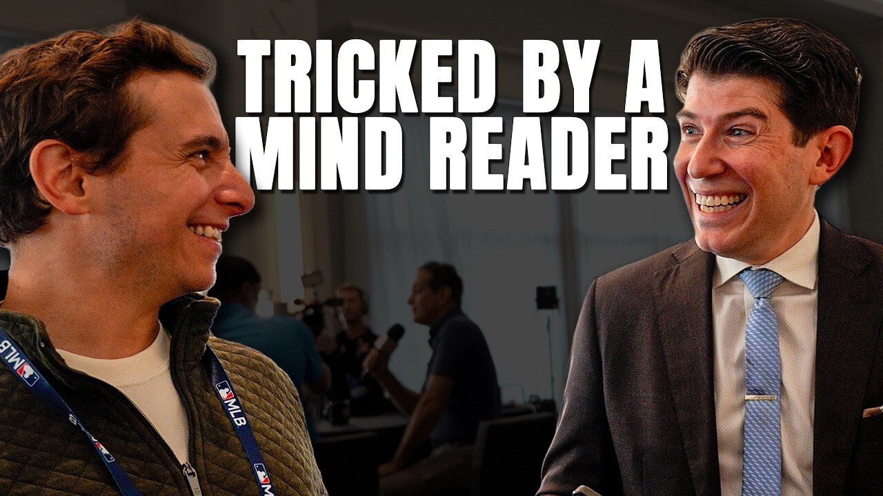 Jeff Passan & I get tricked by a mentalist | VLOG