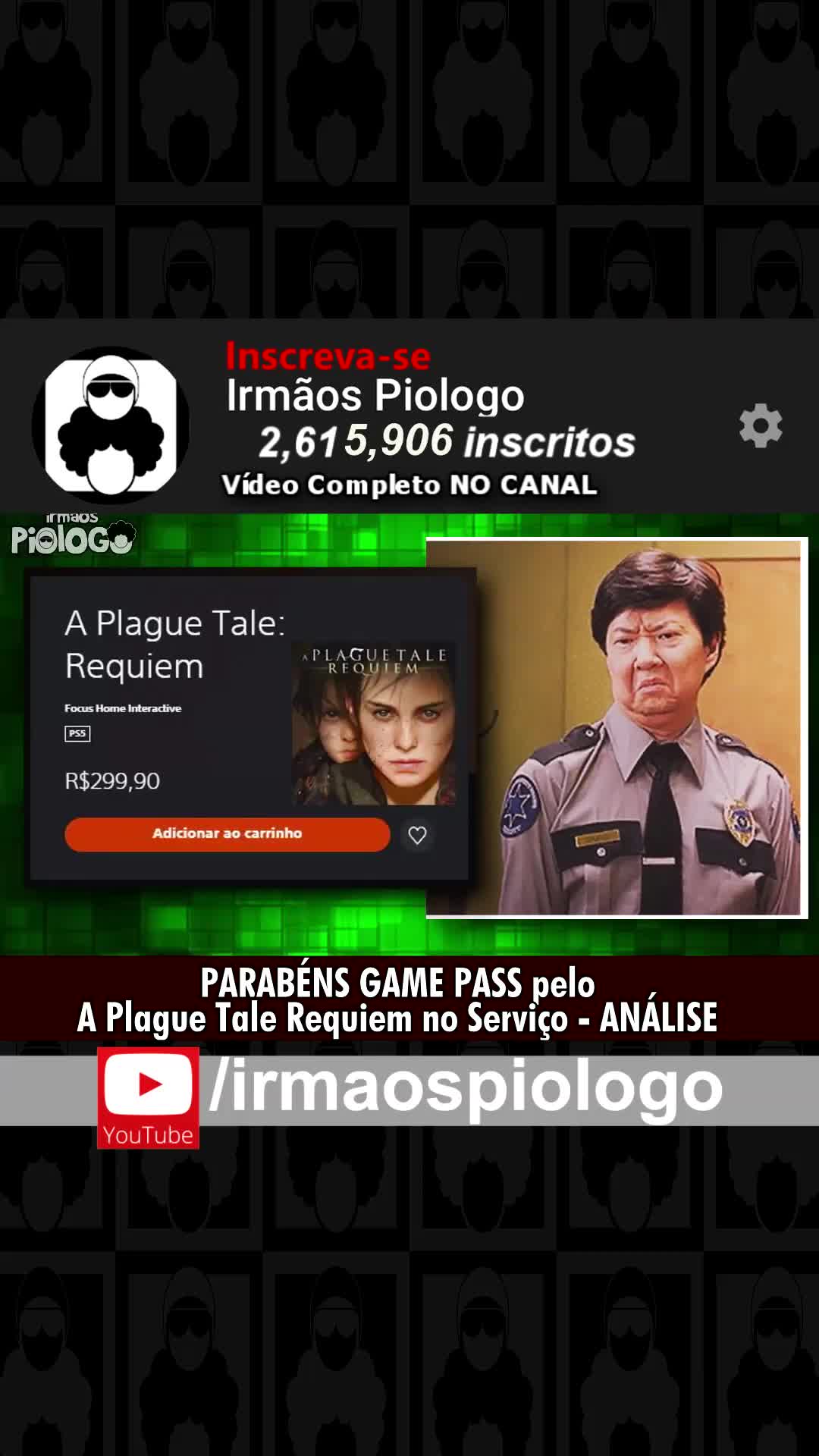 Parabéns Game Pass pelo A Plague Tale Requiem no serviço - Análise #shorts