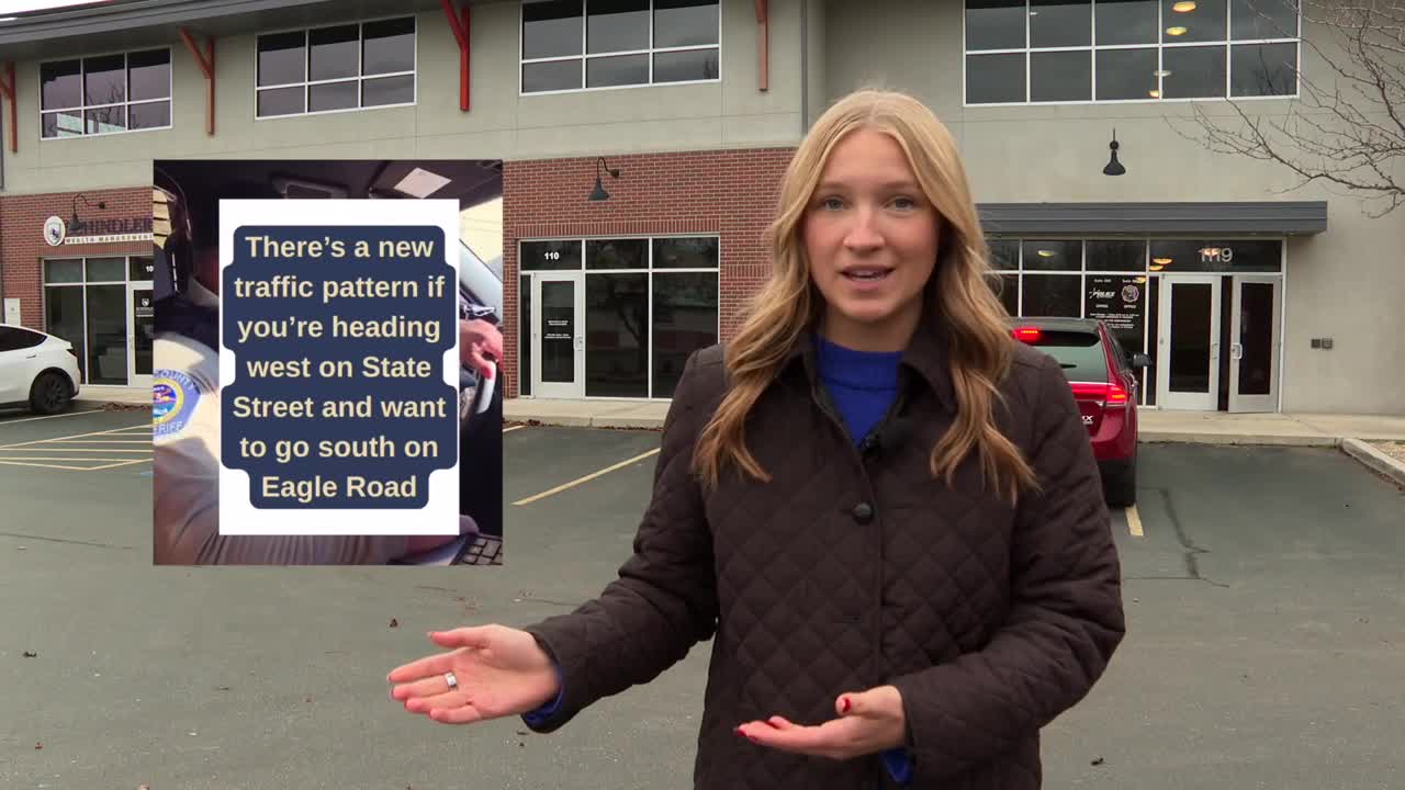 New no left turn sign at Eagle intersection catches drivers off guard