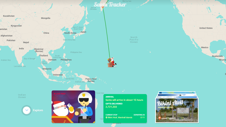 Santa tracker 2025 live — how to find Santa now with Google and NORAD