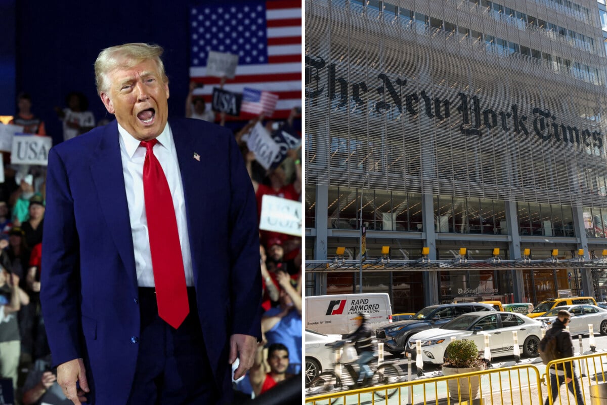 Trump explodes at New York Times with threat-laden post over Paramount ...