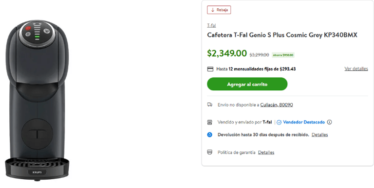 Tu cafetería en casa: la cafetera Dolce Gusto Genio S Plus con rebaja ...
