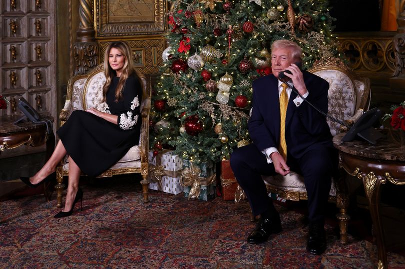 Melania cuts off Donald mid-sentence in tense Christmas Eve exchange