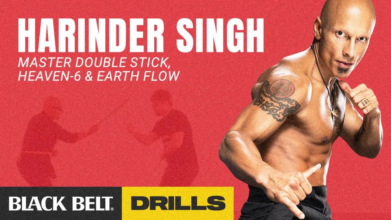 Master double stick, heaven‑6 & earth flow with Harinder Singh | Black ...