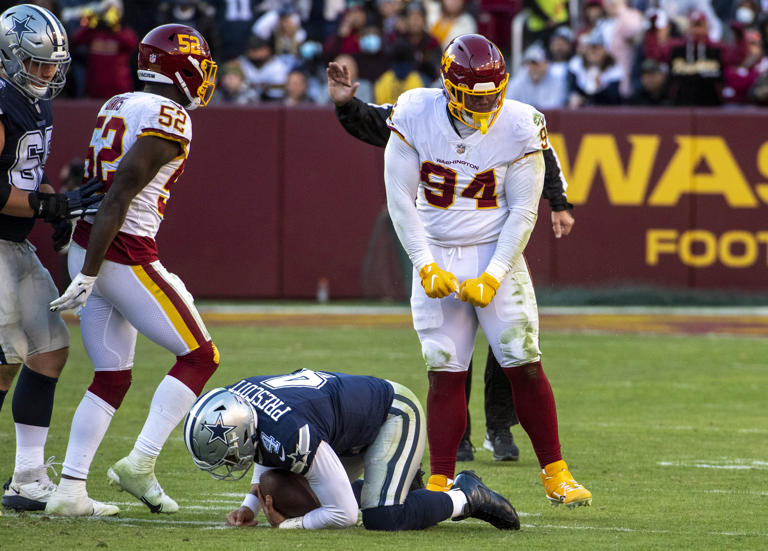 Commanders vs Cowboys Wednesday injury report: Five players ruled out