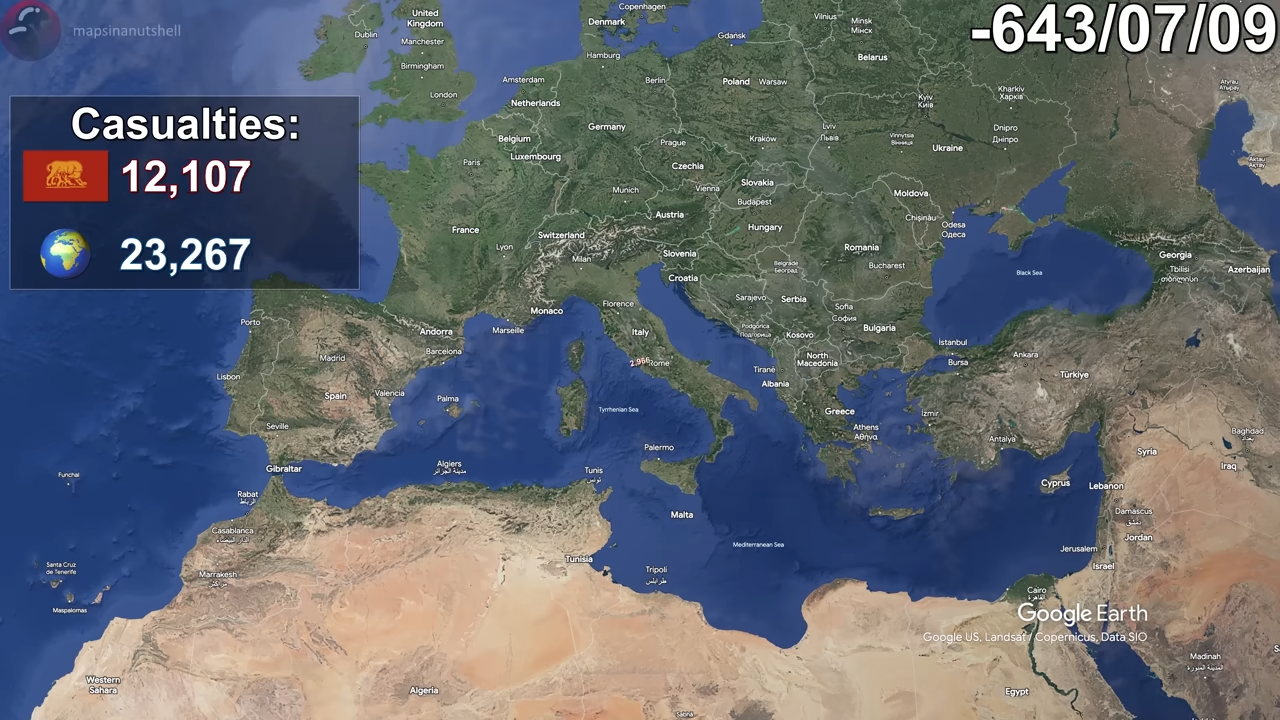 Ancient Rome recreated with units in Google Earth