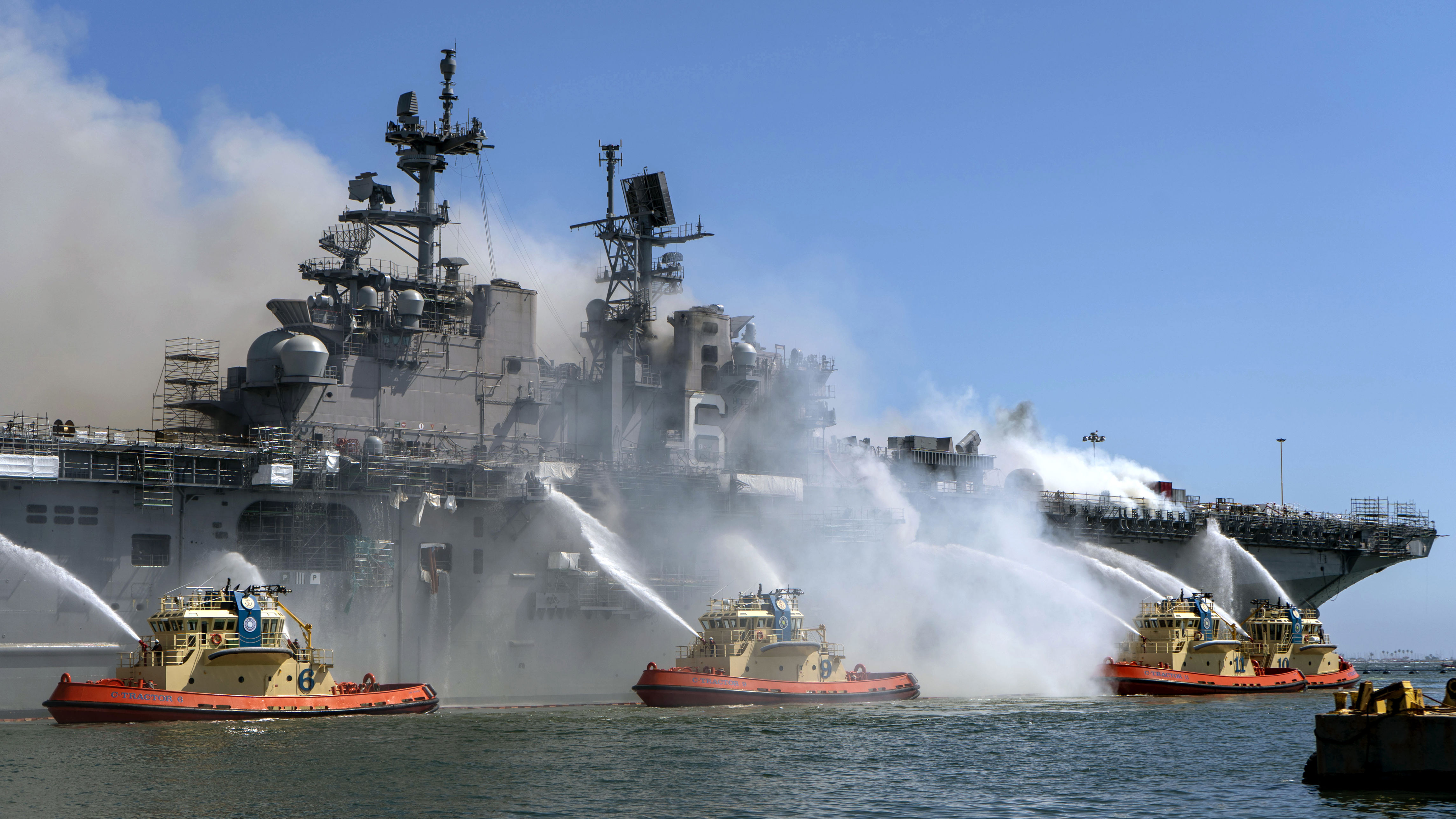 Navy needs to improve fire safety enforcement on ships, watchdog warns