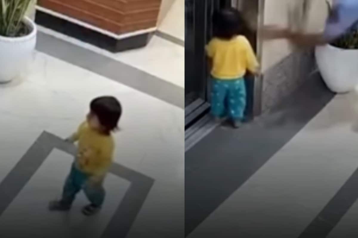 Security guard’s swift action saves toddler from slipping into elevator ...