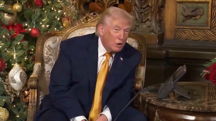 Trump touts ‘clean, beautiful coal’ to kid at Christmas