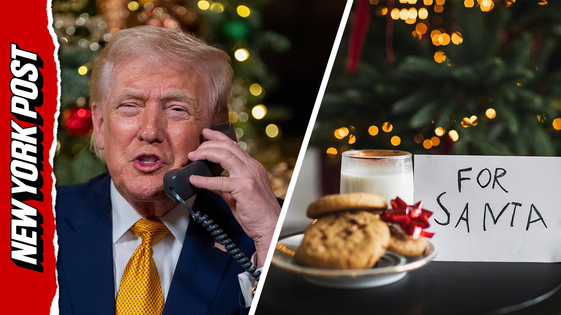 Trump tells young girl to leave out cookies for 'cherubic' Santa: 'On ...