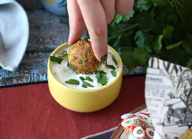 Falafel mit dem air fryer, für ein knuspriges ergebnis ohne frittieren!