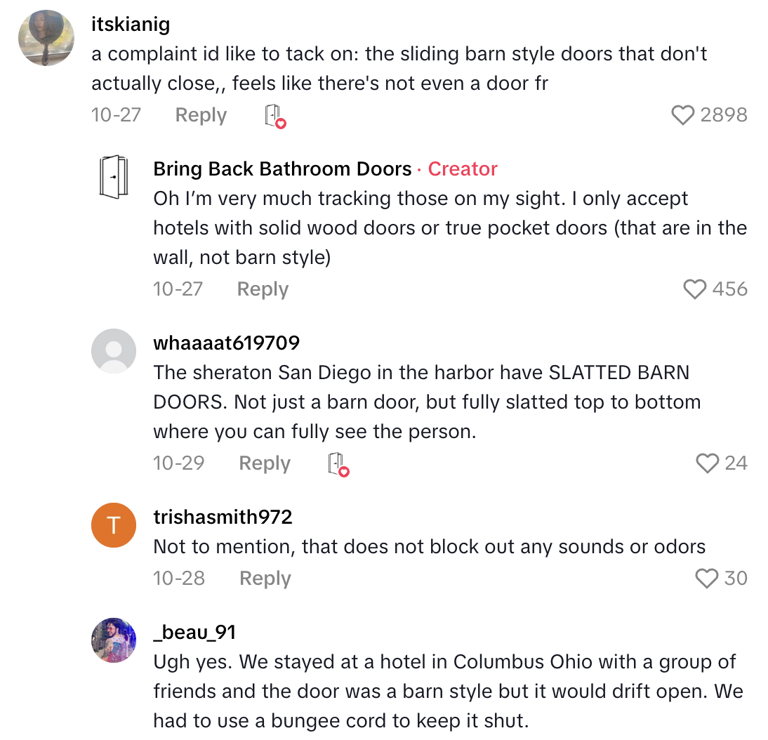 'Glass doors are not private' – Traveler is fed up about hotel ...