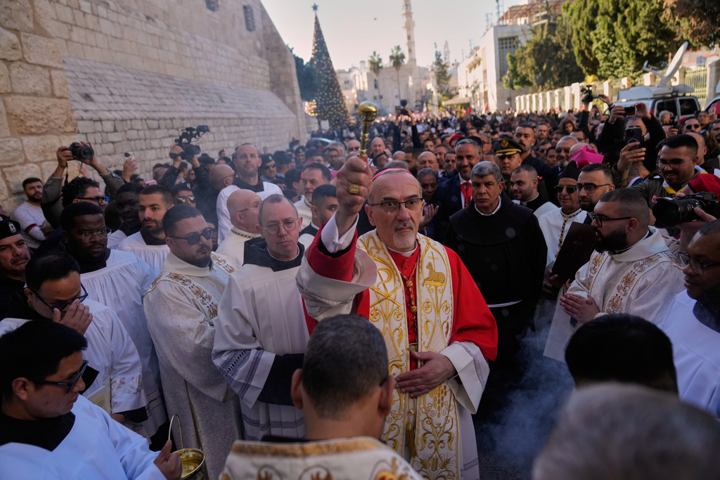 Faithful return to Bethlehem and Pope Leo XIV celebrates his first ...