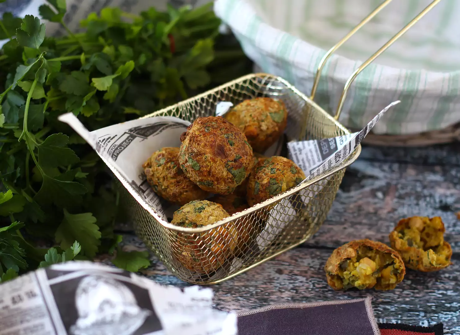 Falafel mit dem Air Fryer, für ein knuspriges Ergebnis ohne frittieren!