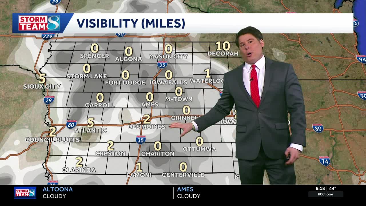 Iowa weather: Fog and drizzle linger into Christmas Day