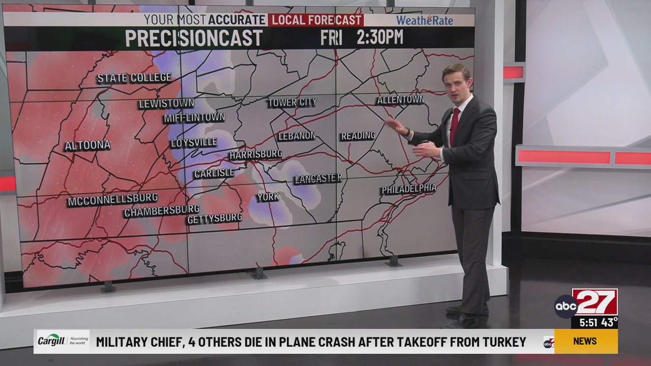 Jackson's Christmas Eve 5pm forecast update