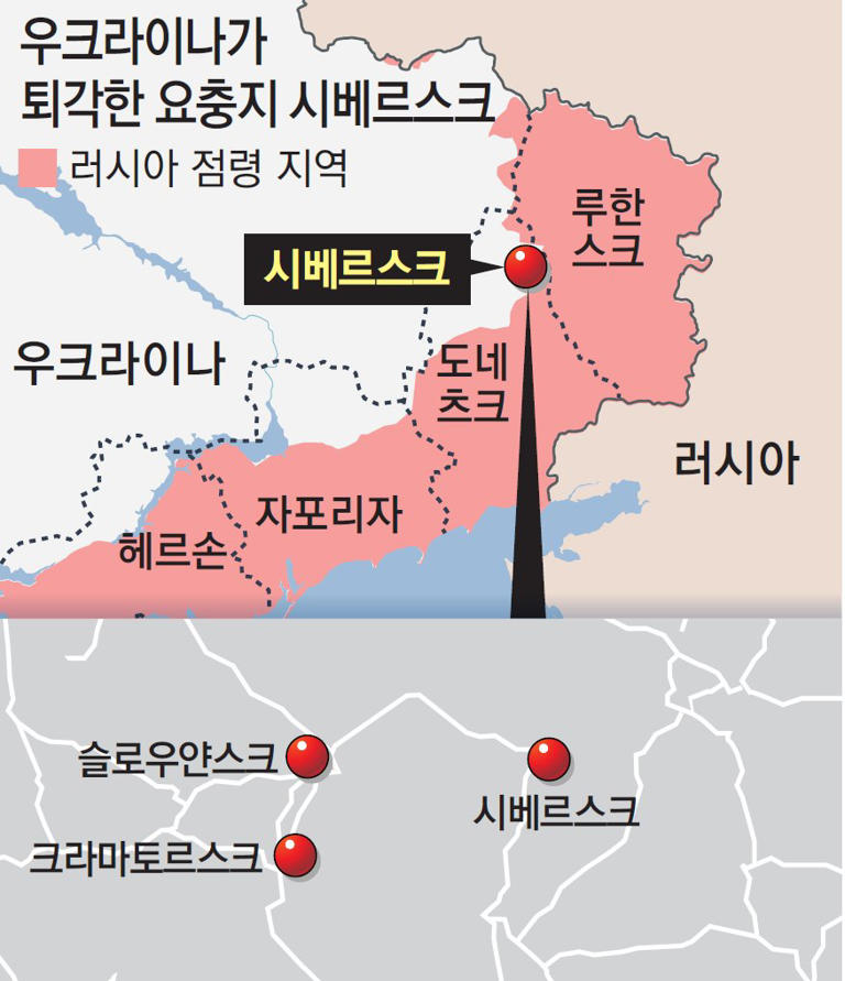 ウクライナ軍、東部の激戦地から撤退 ロシアの「ドンバス」掌握が現実味