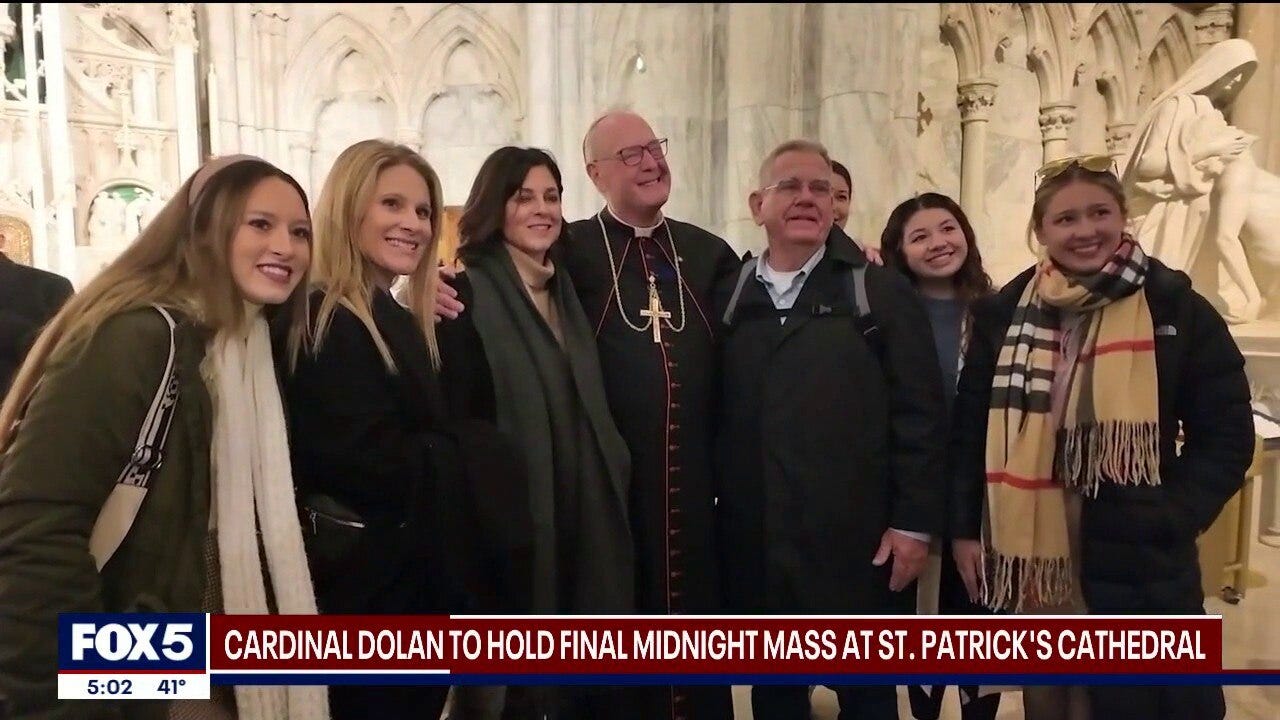 Cardinal Dolan to hold final midnight mass