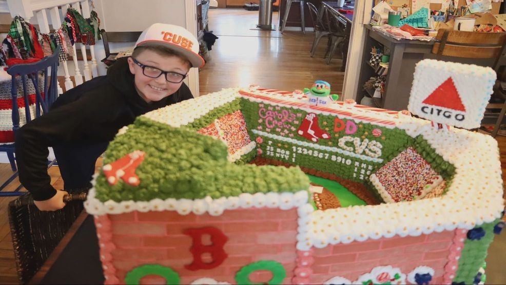 Batter up! Local family’s gingerbread Fenway Park is a sweet home run