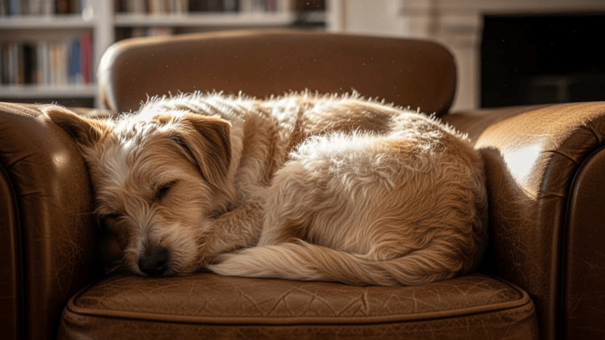 Strange sleeping habits all dogs have