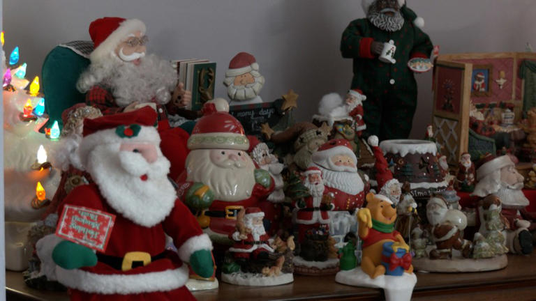 ‘They bring me joy:’ Longs couple basks in glow of 1,400+ home Santa ...