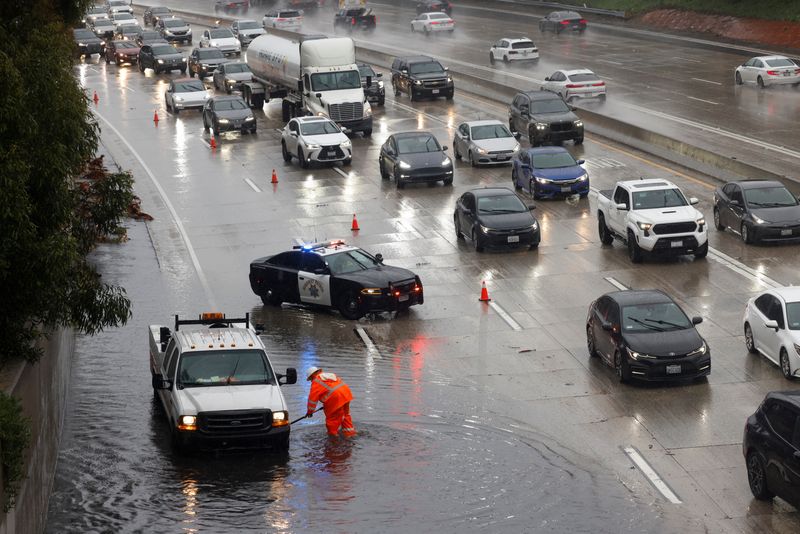 Atmospheric river drenches Los Angeles, triggers widespread flooding