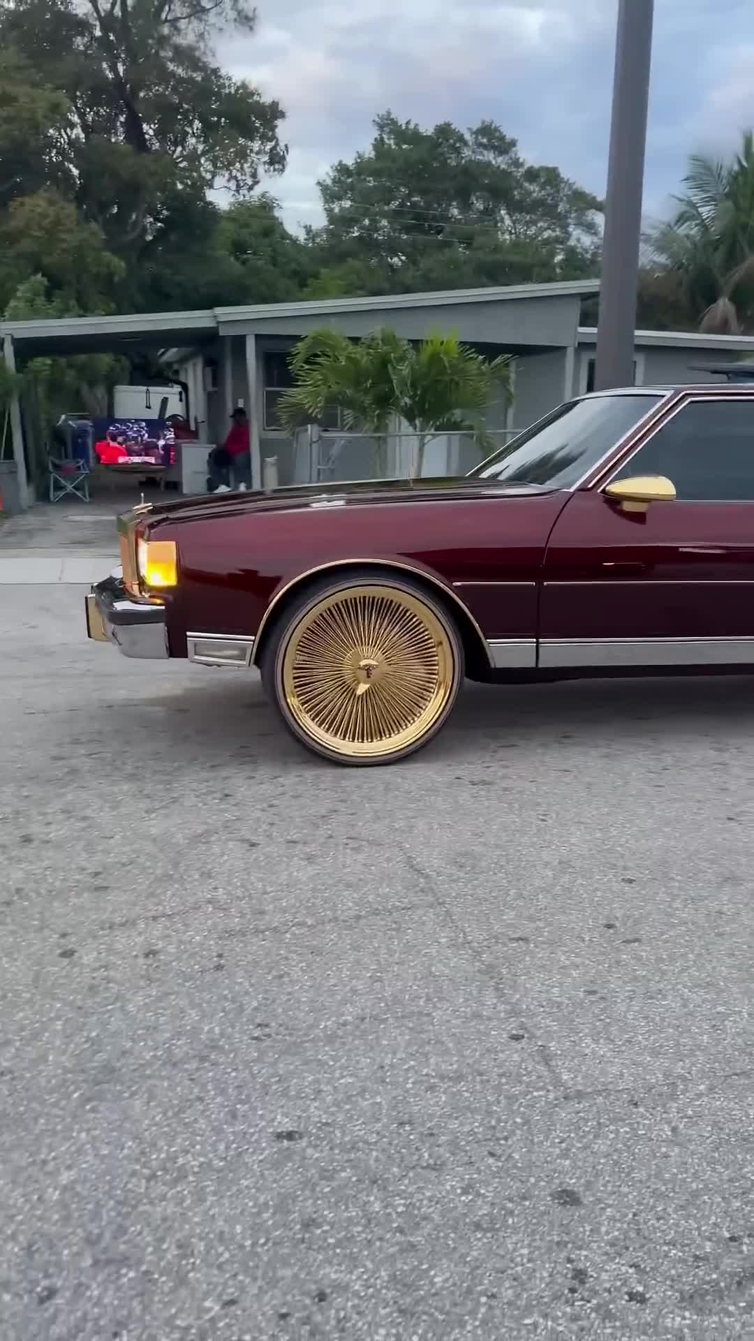 Chevy LS box on gold 24’ Daytons