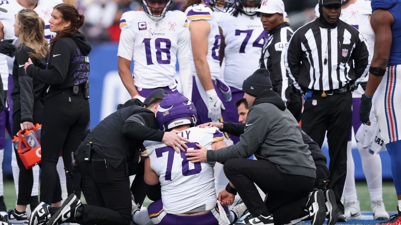 Vikings' Kelly to IR after 3rd concussion of 2025, 6th of career