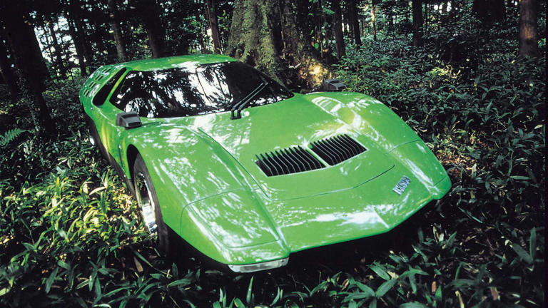 The Mazda RX-500 concept was a shooting brake with weird lights