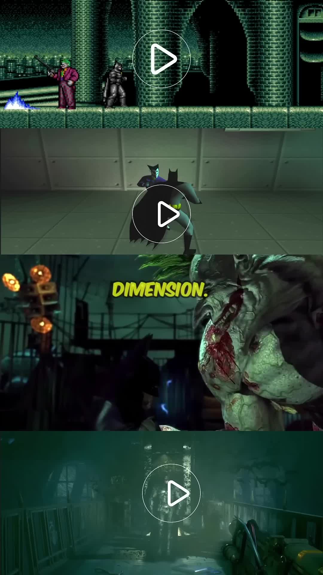 The evolution of boss fights against the Joker over the years in Batman ...