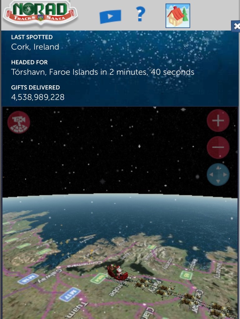 Track Santa en route to LA with NORAD