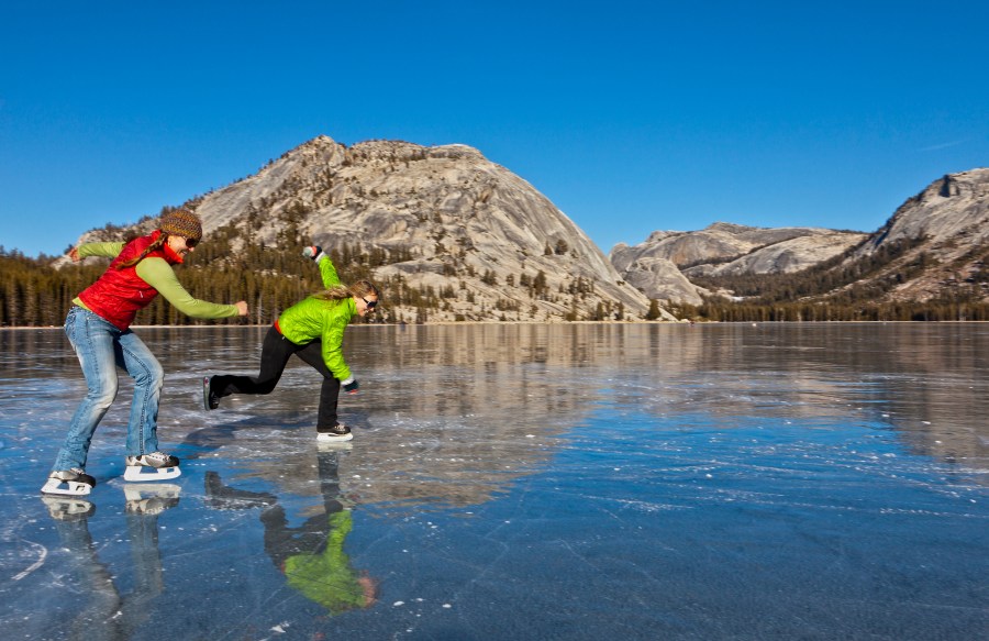 Can you ice skate on Yosemite’s lakes?