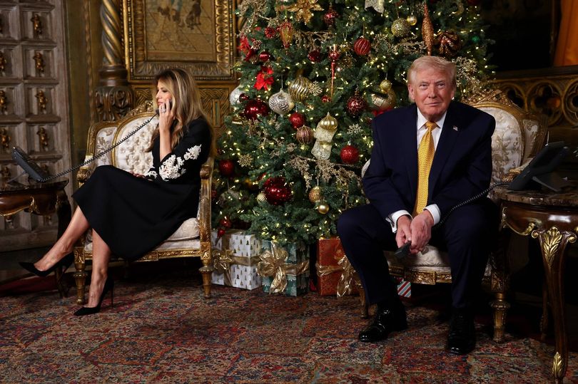 Melania cuts off Donald mid-sentence in tense Christmas Eve exchange