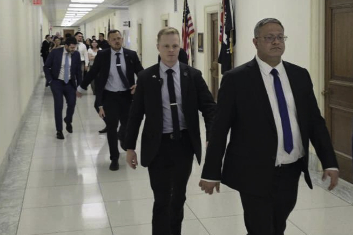 Extremist Israeli minister Ben-Gvir confronted at Capitol: "You are a ...