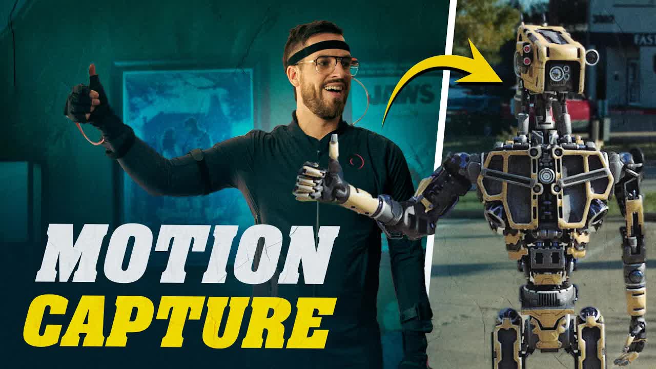 We made a robot dance using motion capture