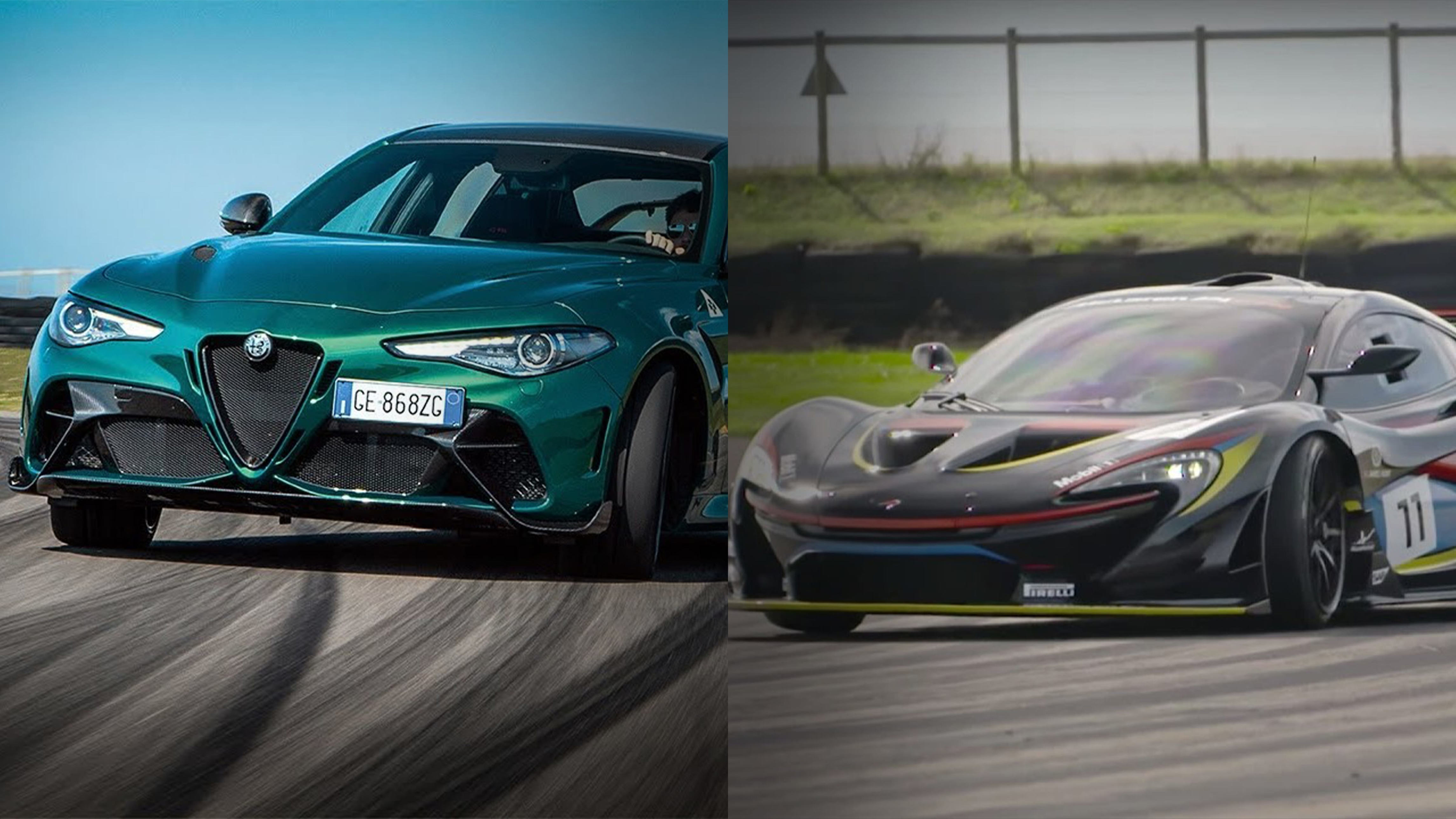Alfa Romeo Giulia GTAm contra McLaren P1 GTR