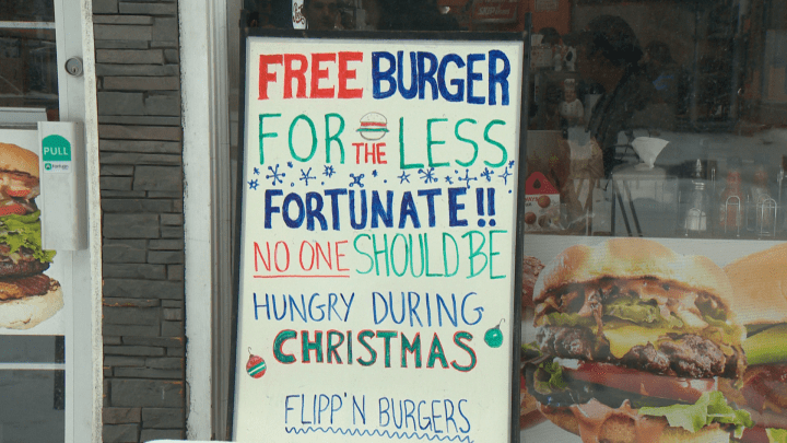 Calgary restaurant donates hundreds of burgers to those in need