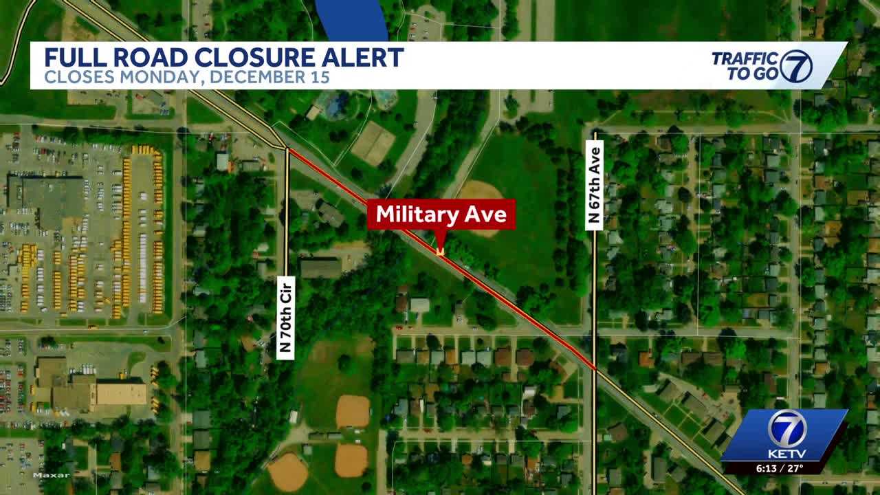What to know: North Omaha road closing Monday for six months