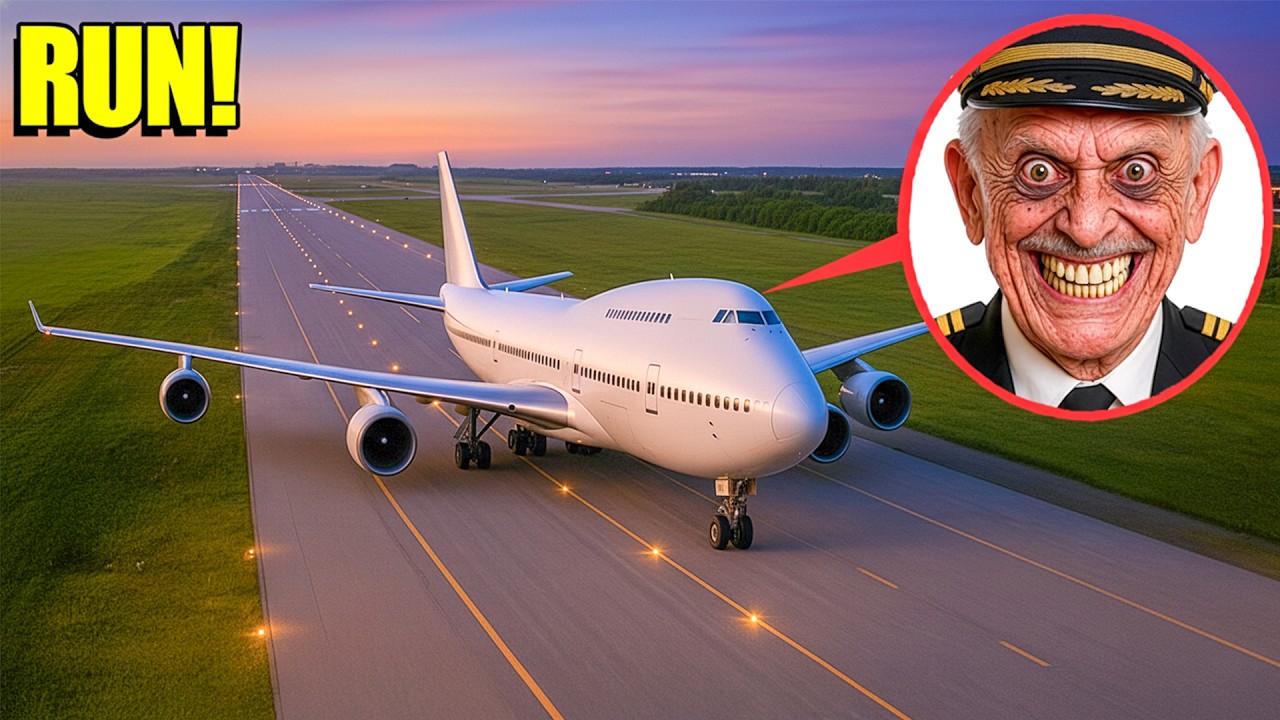 What to do if if you see a pilot smiling on a plane