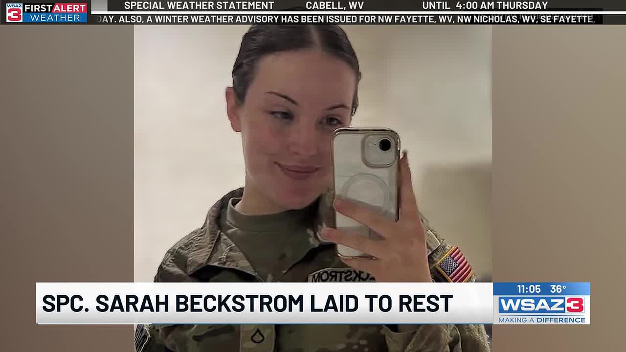 Spc. Sarah Beckstrom laid to rest at WVa. National Cemetery