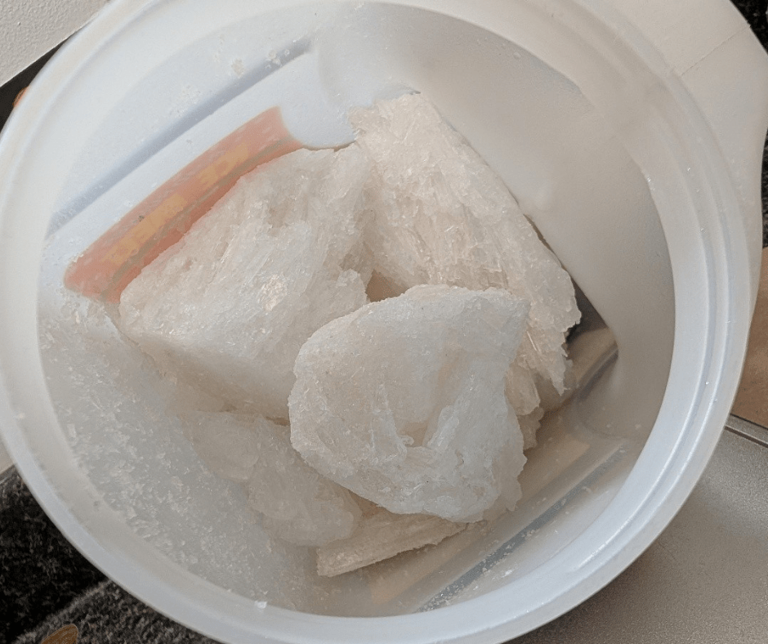 4 pounds of meth disguised as rock salt, fentanyl seized in traffic ...