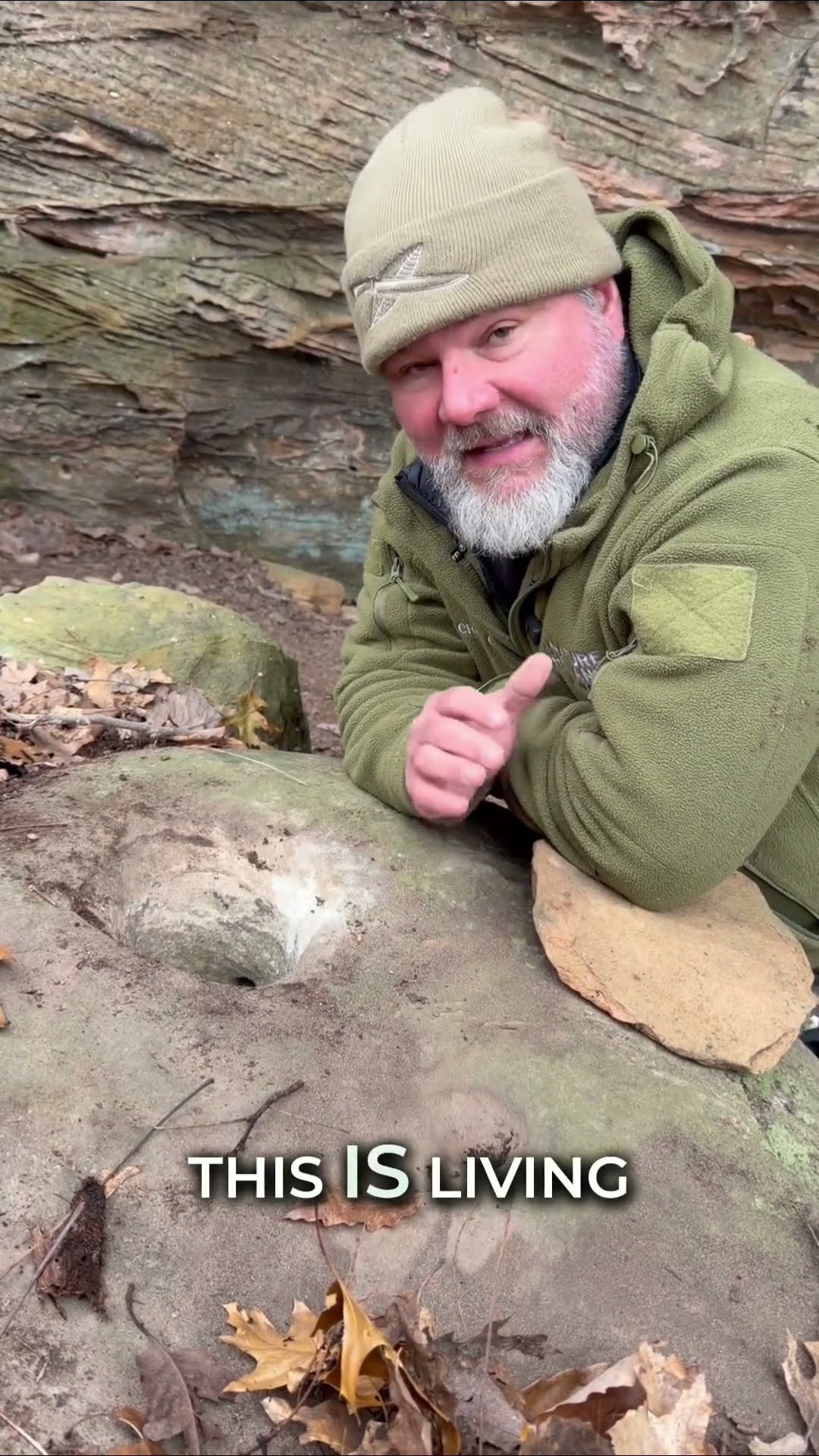 These ancient holes in the rock aren’t natural