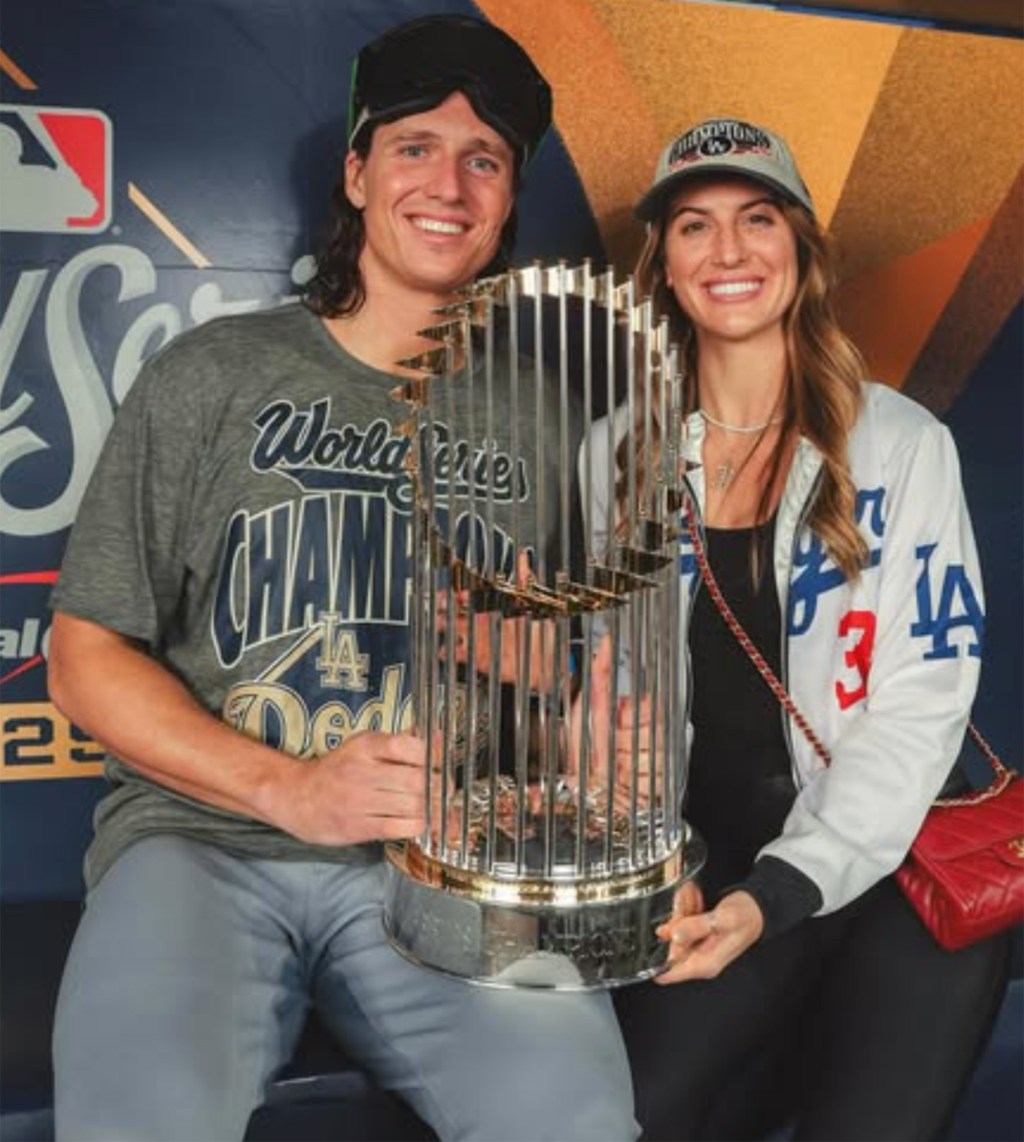Dodgers’ Tyler Glasnow marries fiancée — after romance started with ...