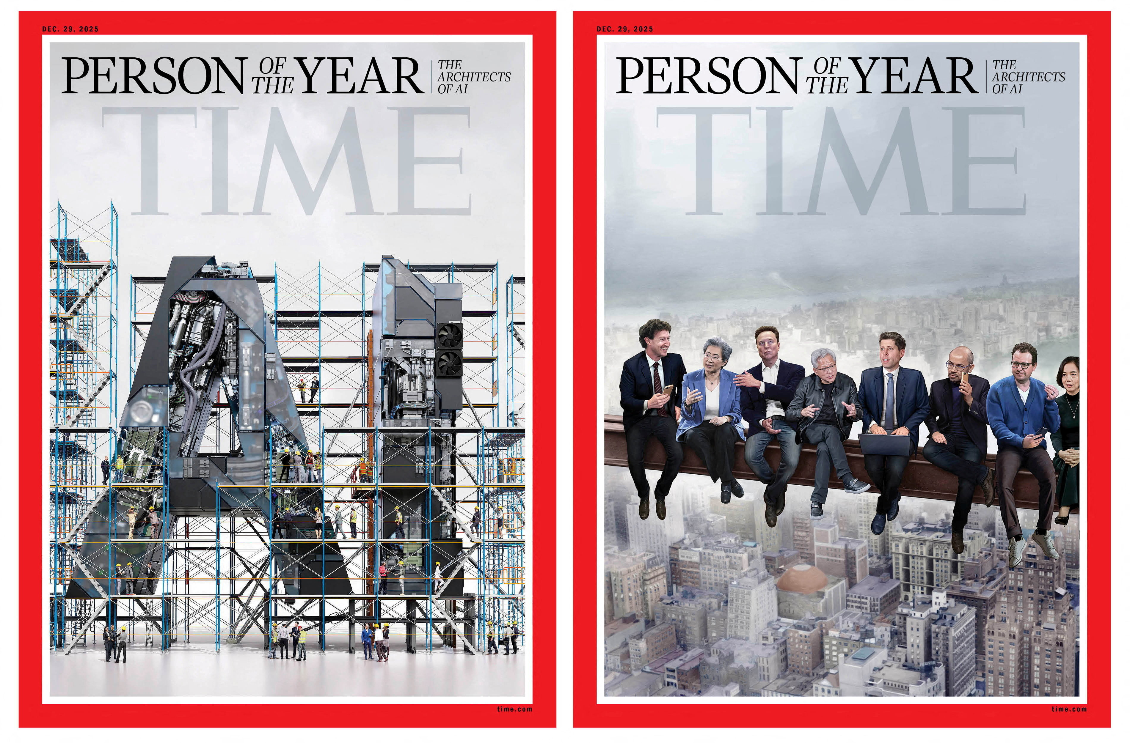 Time magazine names ‘Architects of AI’ as person of the year — here’s ...